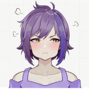 VTuber Facial Expressions For Character Reference Sheet - Dere★Project