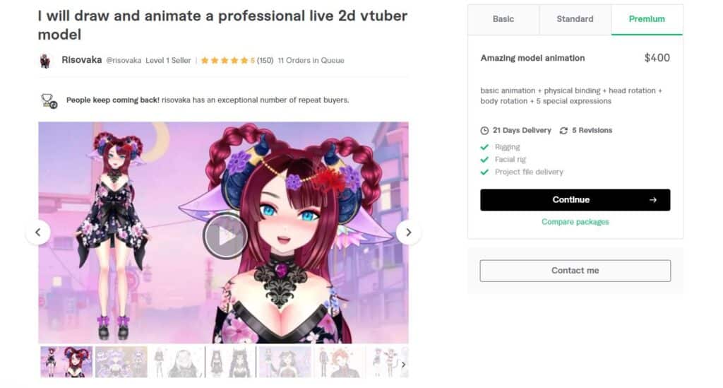 The Complete Guide To VTuber Model Commissions - Dere★Project